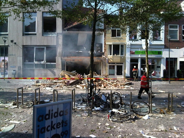 Ravage na explosie in centrum van Zwolle | de Volkskrant