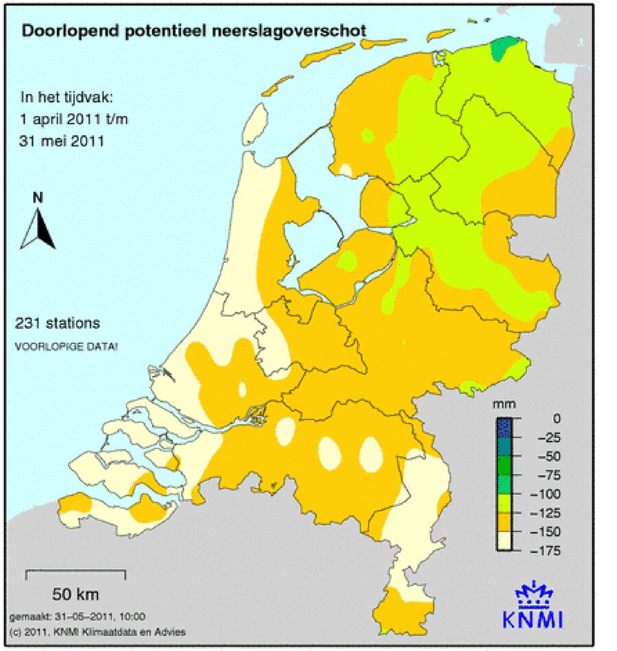 Het moet 2 weken lang, 24 uur per dag regenen om de droogte tegen te ...