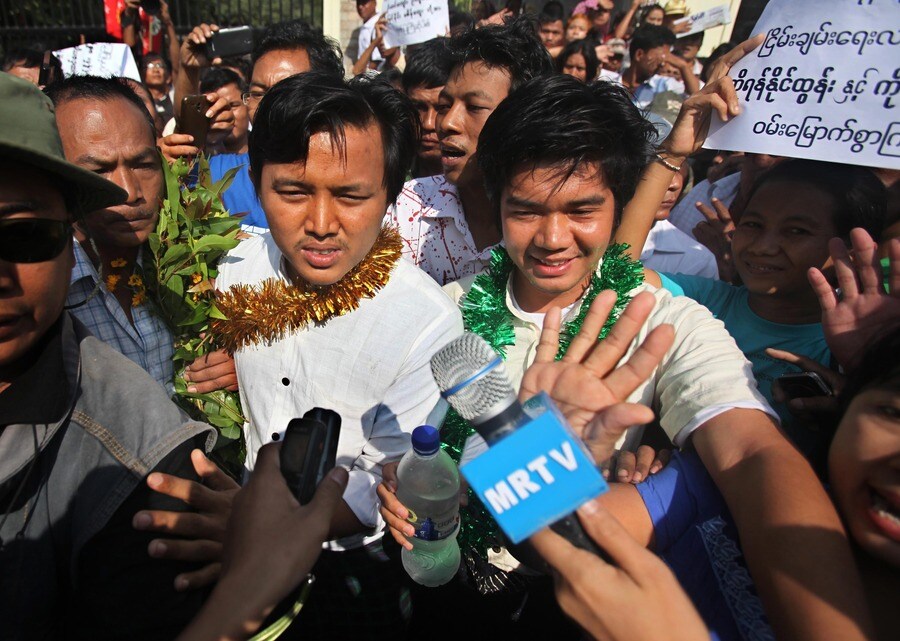 Birma: alle politieke gevangenen vrij | de Volkskrant
