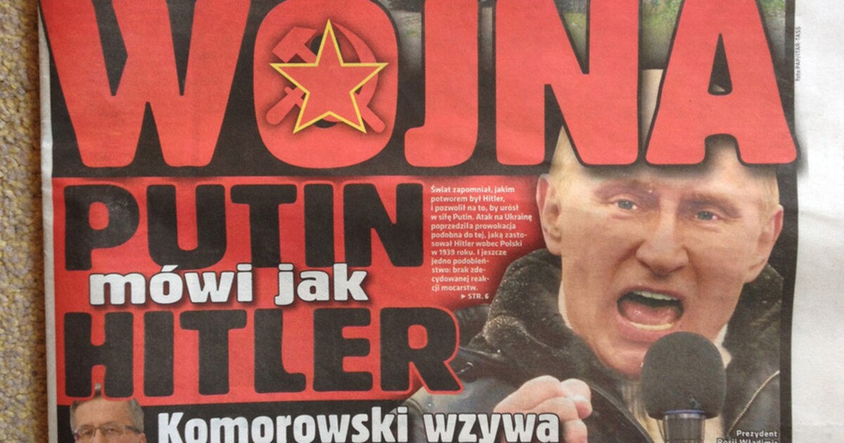 'Vladimir Poetin is de nieuwe Adolf Hitler' | de Volkskrant