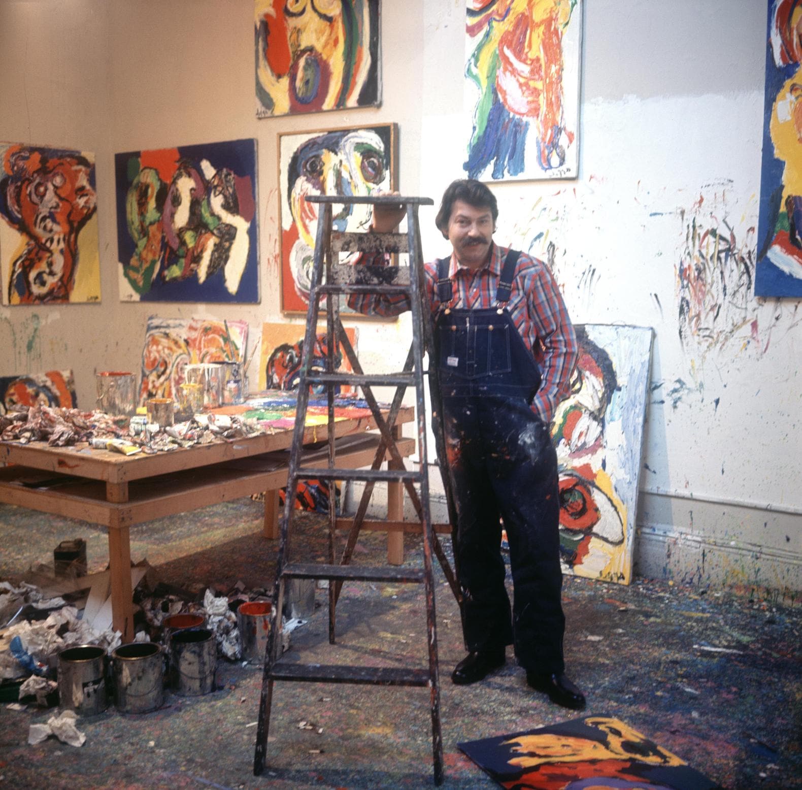 Karel Appel deed veel meer dan 'anrotzooien' | de Volkskrant