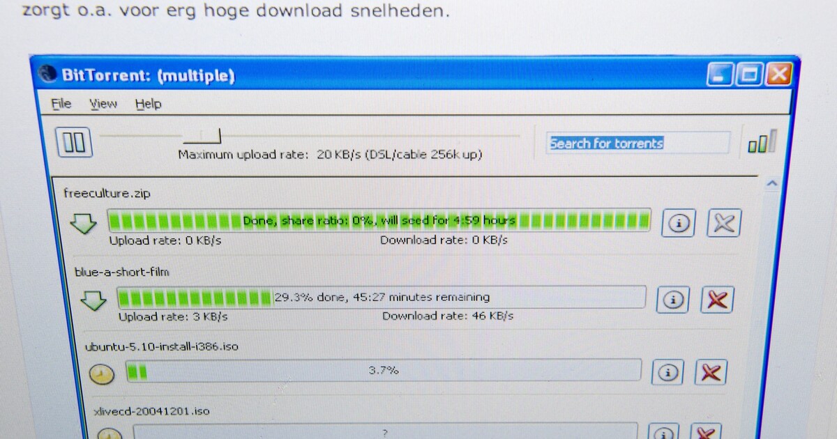 Nederlandse filmdistributeur opent jacht op downloaders | de Volkskrant
