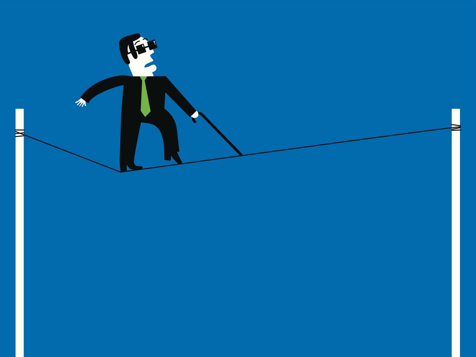 Komt hoogtevrees voor bij blinden? | de Volkskrant
