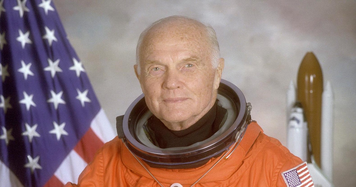 John Glenn, eerste Amerikaan in baan om de aarde, op 95-jarige leeftijd ...