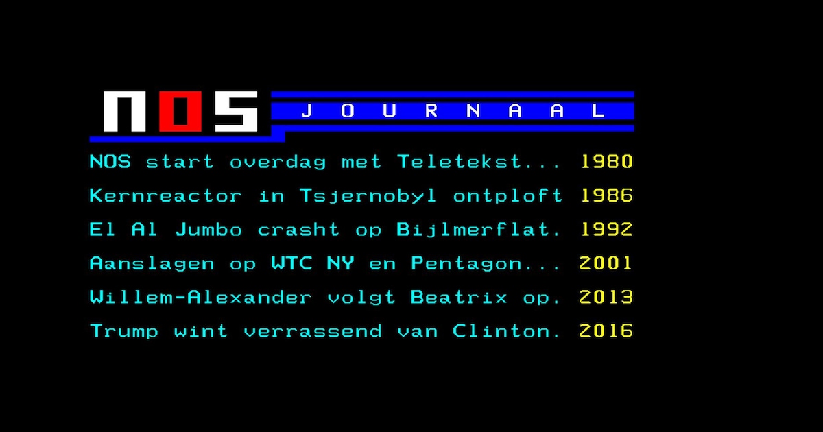 Teletekst is retro maar nog altijd springlevend | de Volkskrant