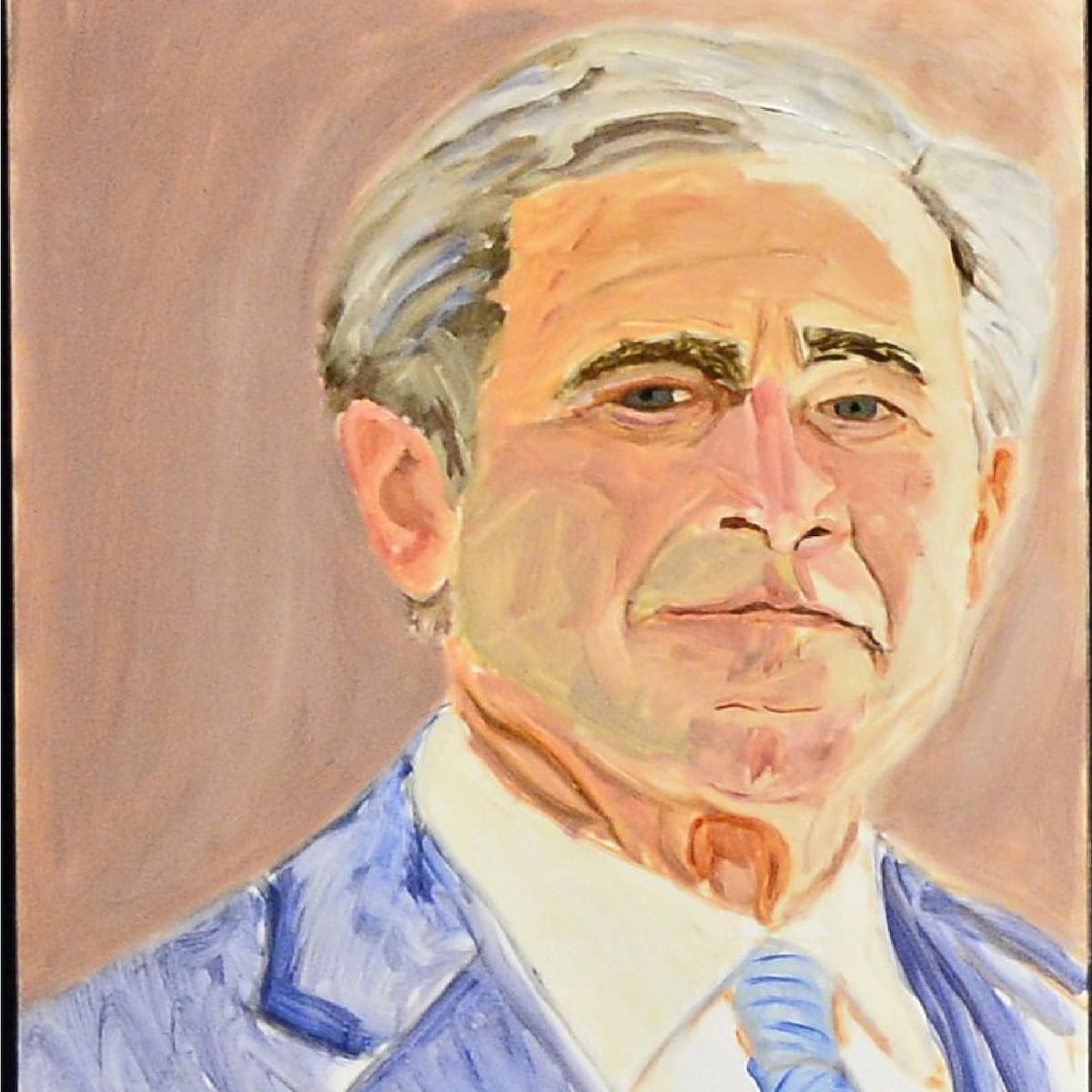 George W Bush Schilderijen Wereldleiders President George Walker Bush