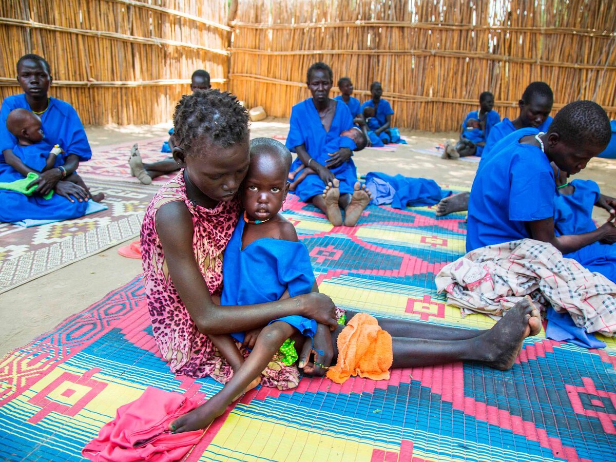 Hongersnood In Afrika Tekeningen