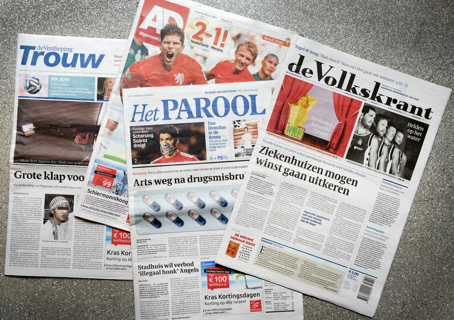 Volkskrant-abonnees krijgen ook gratis online toegang tot AD, Trouw, Het Parool en regiokranten ...