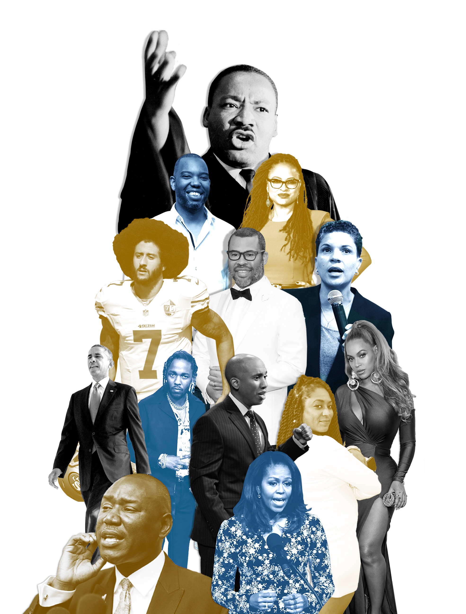 Deze Afro-Amerikanen treden in de voetsporen van Martin Luther King ...