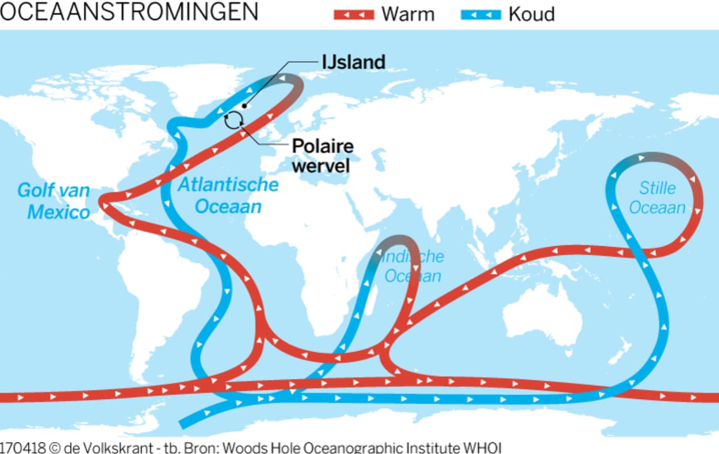 Warme zeestroming hapert en dat heeft effect op ons klimaat | de Volkskrant