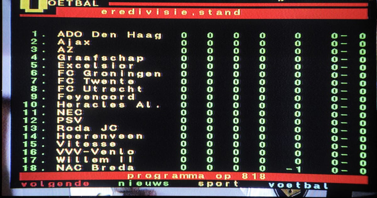 Internettende Londenaren missen hun teletekst al na 1 dag | de Volkskrant