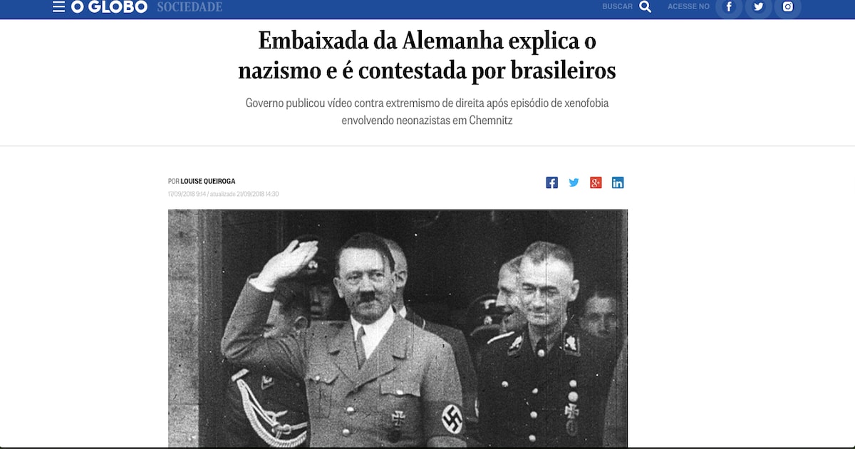 Waren de nazi’s nou rechts of links? De Brazilianen zijn er nog niet ...
