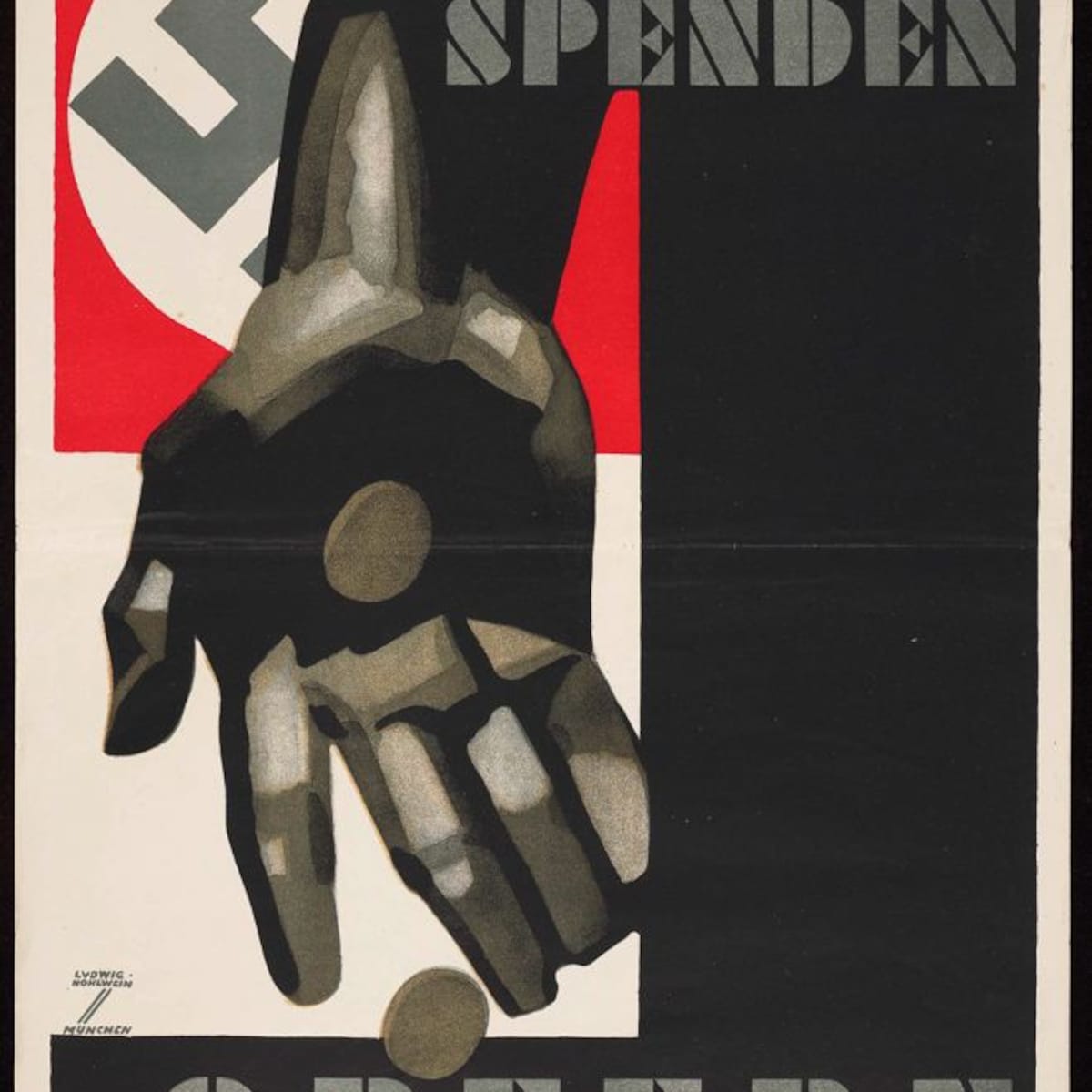 Nazi Propagandaposters Uit De Tweede Wereldoorlog