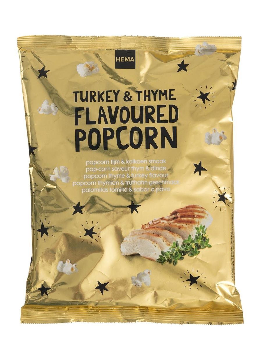 Popcorn met de smaken glühwein en kalkoen-tijm: houdt het dan nooit op ...