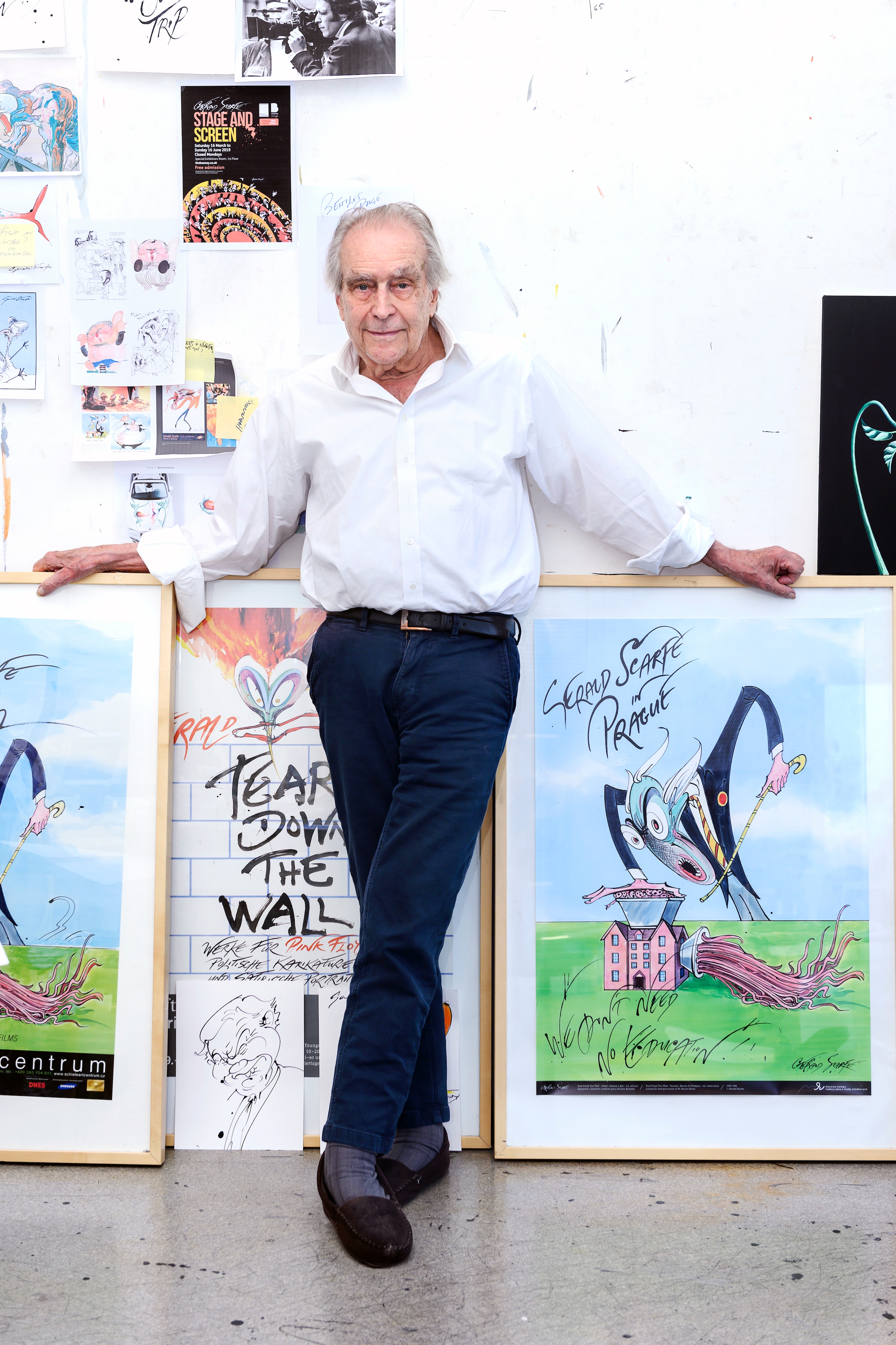 Gerald Scarfe: ‘Als ik een politicus afbeeld als varken, zegt hij tegen ...