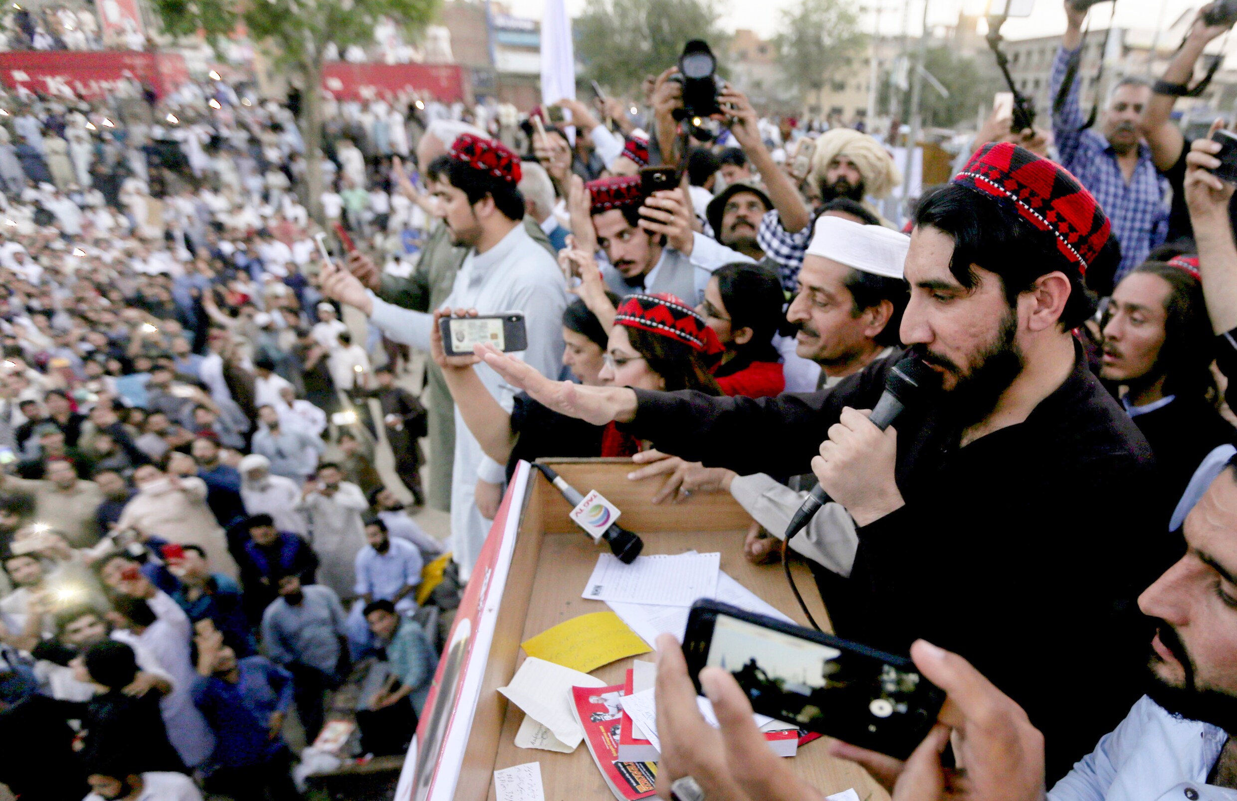 Manzoor Pashteen werd symbool van het democratisch verzet in Pakistan ...