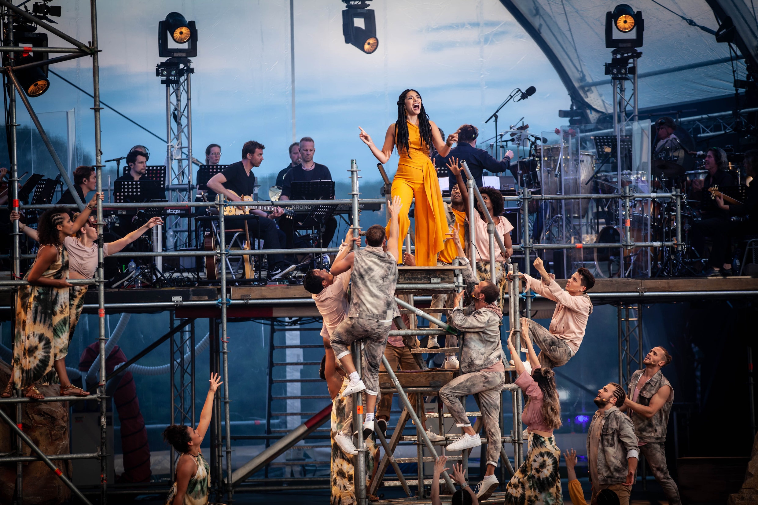 Prachtige uitvoering van de liedjes in Aida in Concert, maar soms is ...