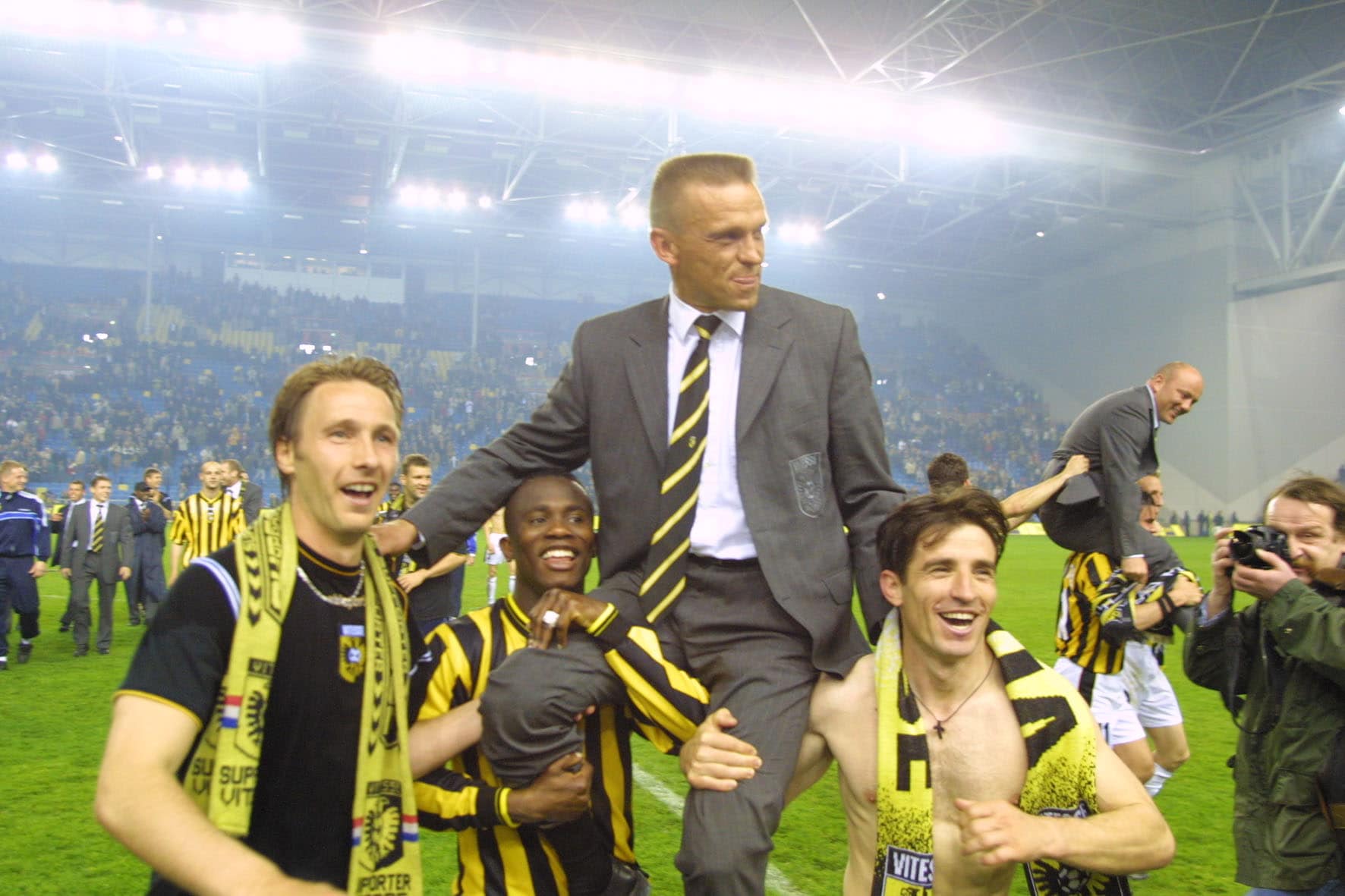Trainer Edward Sturing is bezig aan zijn vijfde interimklus bij Vitesse ...