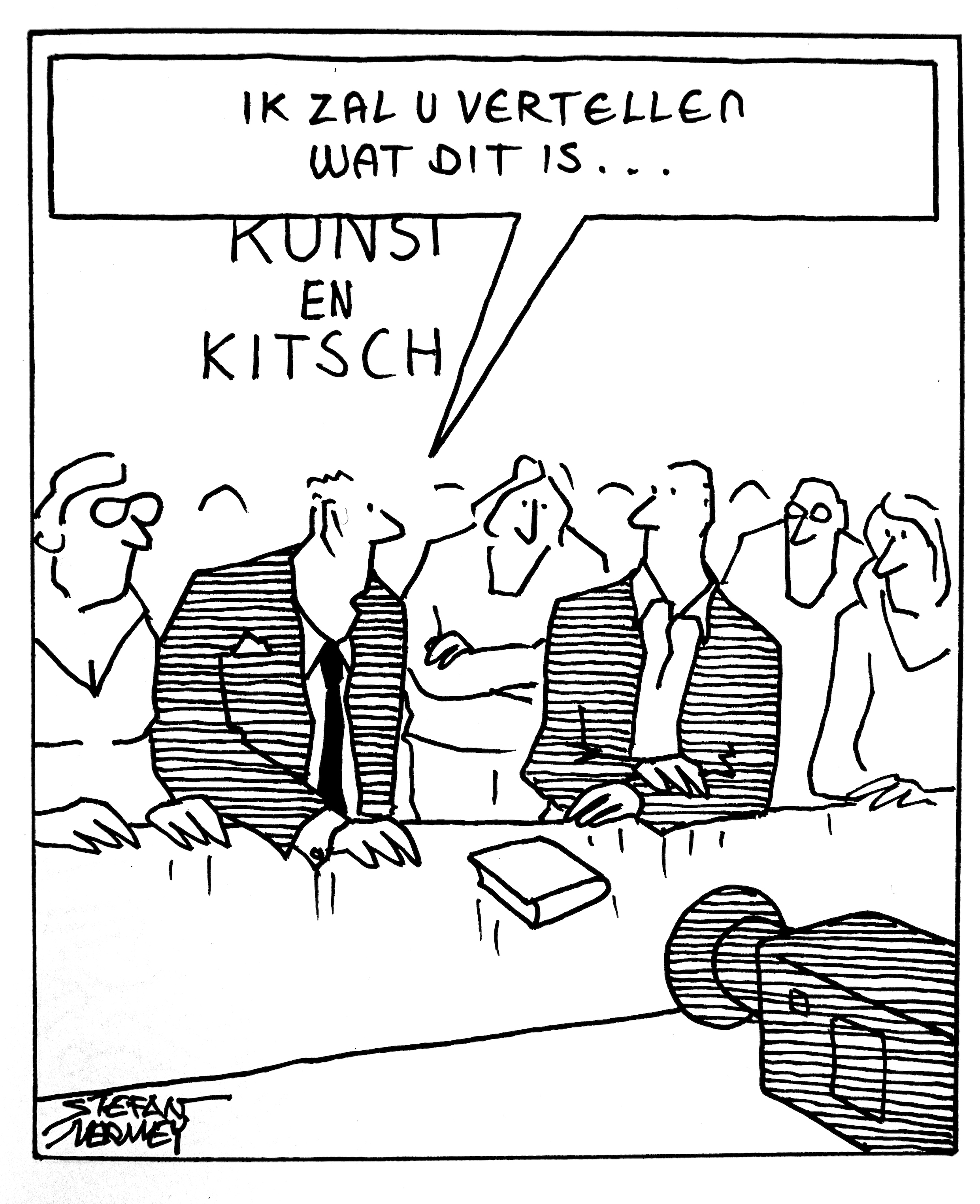 Cartoonist Stefan Verwey (1946–2024), gespecialiseerd in de tragisch ...