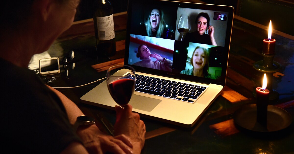 Borrels en koffiemomenten zijn nu virtueel: hoe thuiswerkers de dagen ...