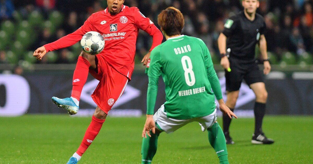 Boëtius (FC Mainz) en De Guzman (Eintracht) zijn opgelucht bij ...