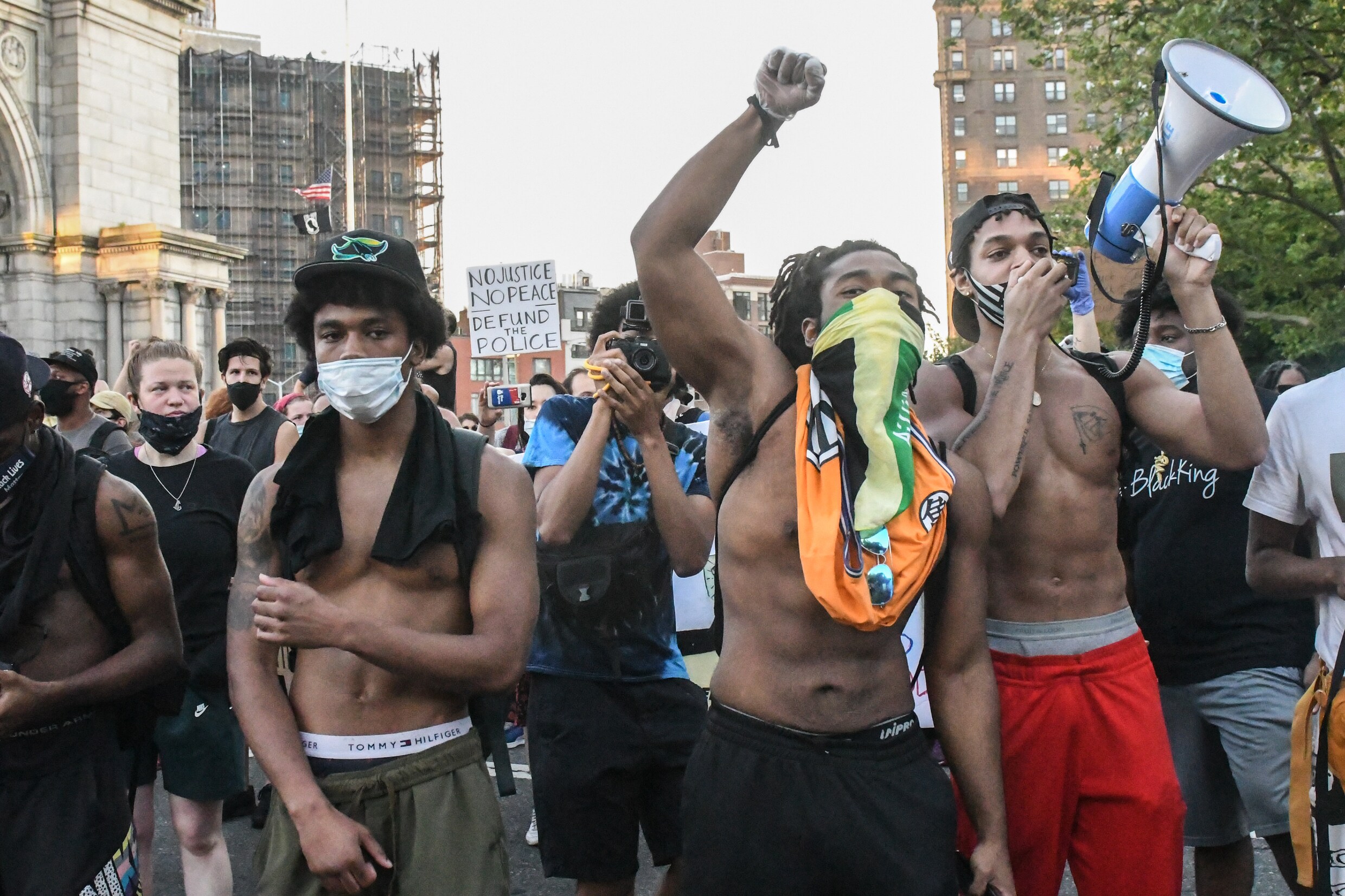 Protesten VS sorteren effect: politie houdt zich gedeisd tijdens ...