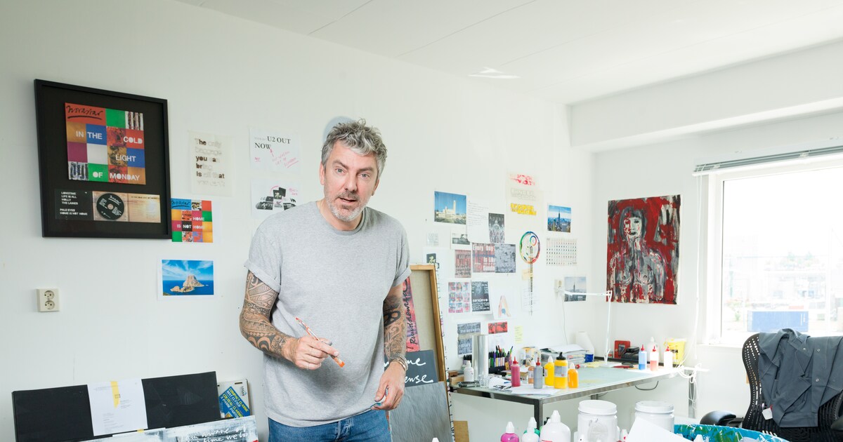 Ruud de Wild maakt kunst in zijn atelier in Amsterdam-Noord | de Volkskrant