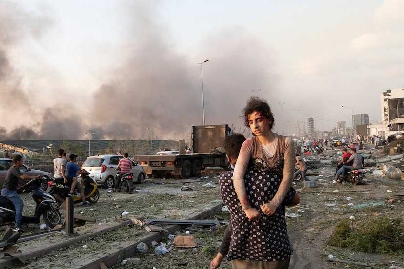 Ooggetuigenverslag van explosie Beiroet: ‘De klap die volgt, bezorgt ...