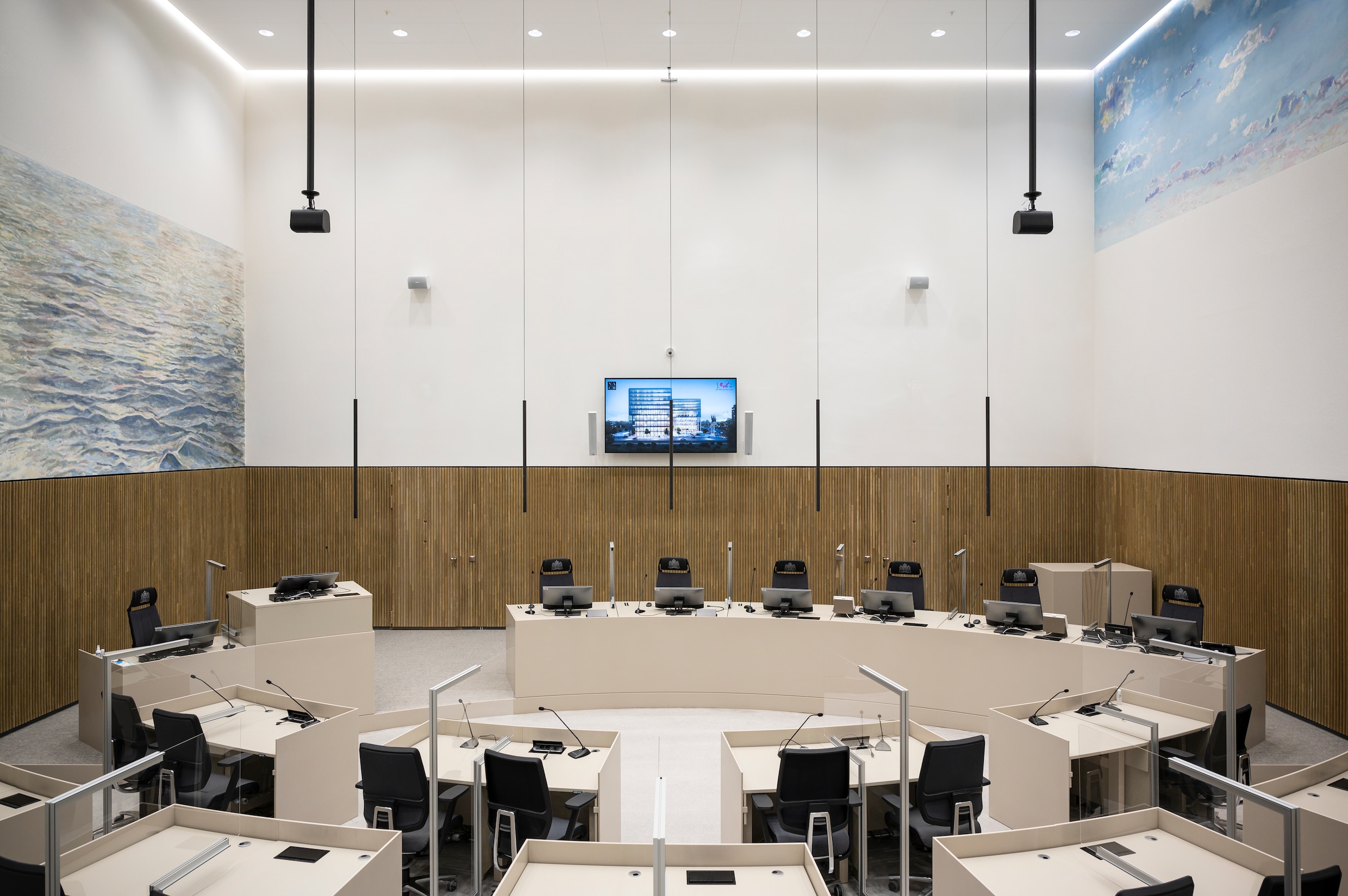 De nieuwe rechtbank in Amsterdam is vanaf vandaag in bedrijf, voor de ...