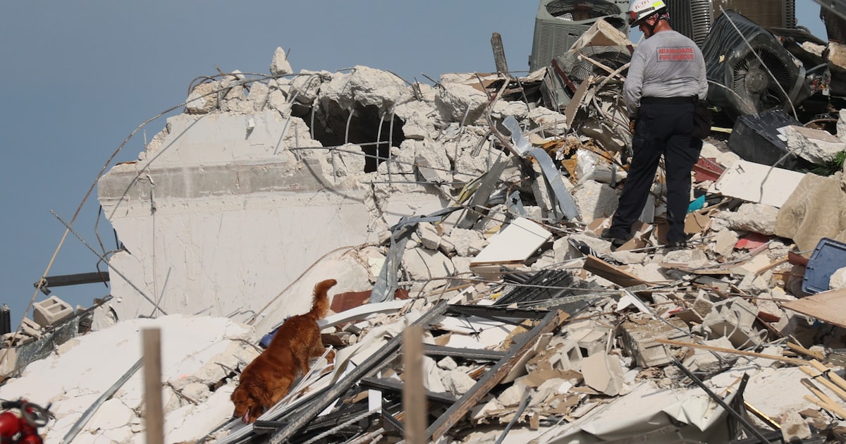 Dodental door ingestort appartementencomplex Miami loopt op naar vier ...