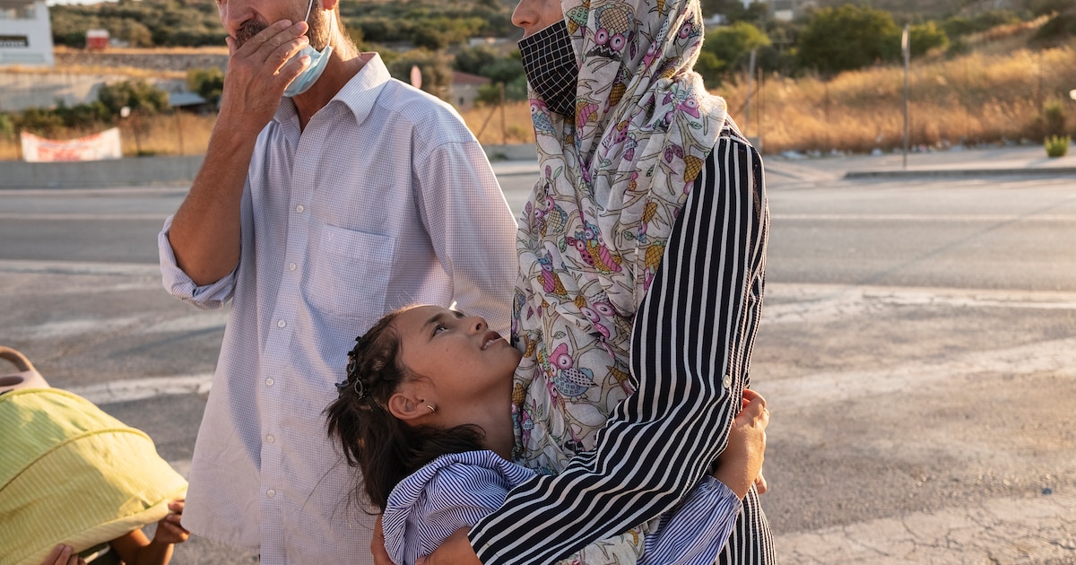 Op Lesbos zitten nog altijd duizenden Afghanen vast. ‘Nu hebben we geen ...