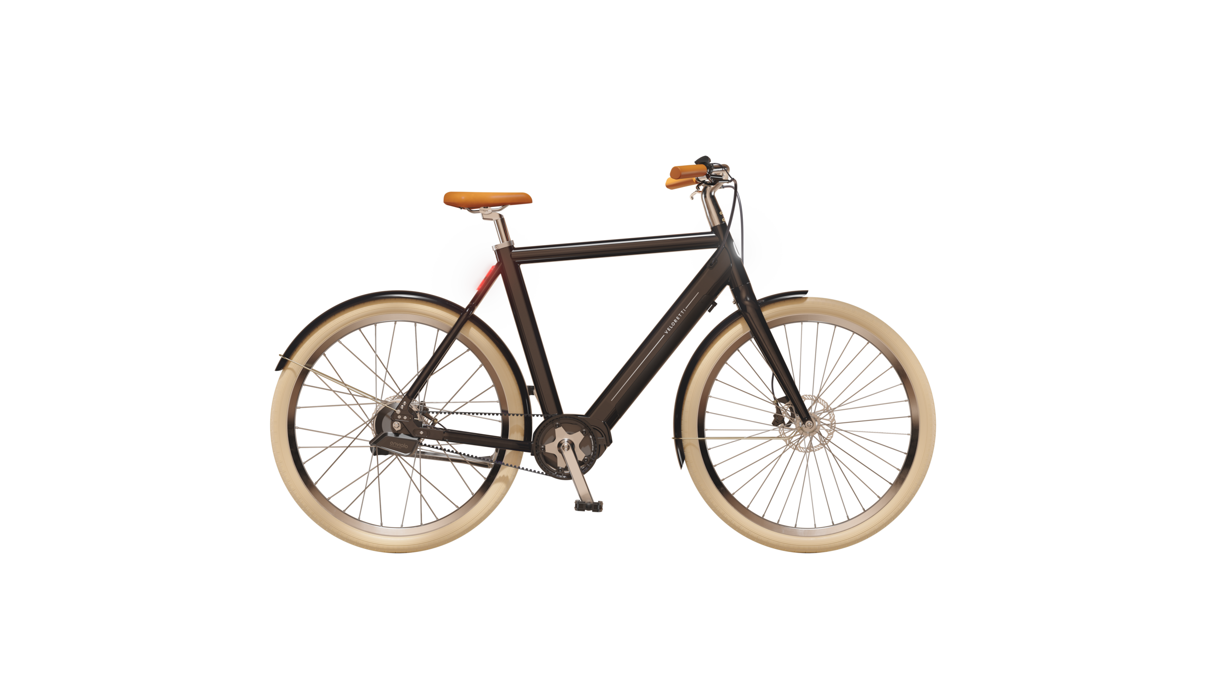 De elektrische versie van de stijlvolle Veloretti-fiets gaat het ...