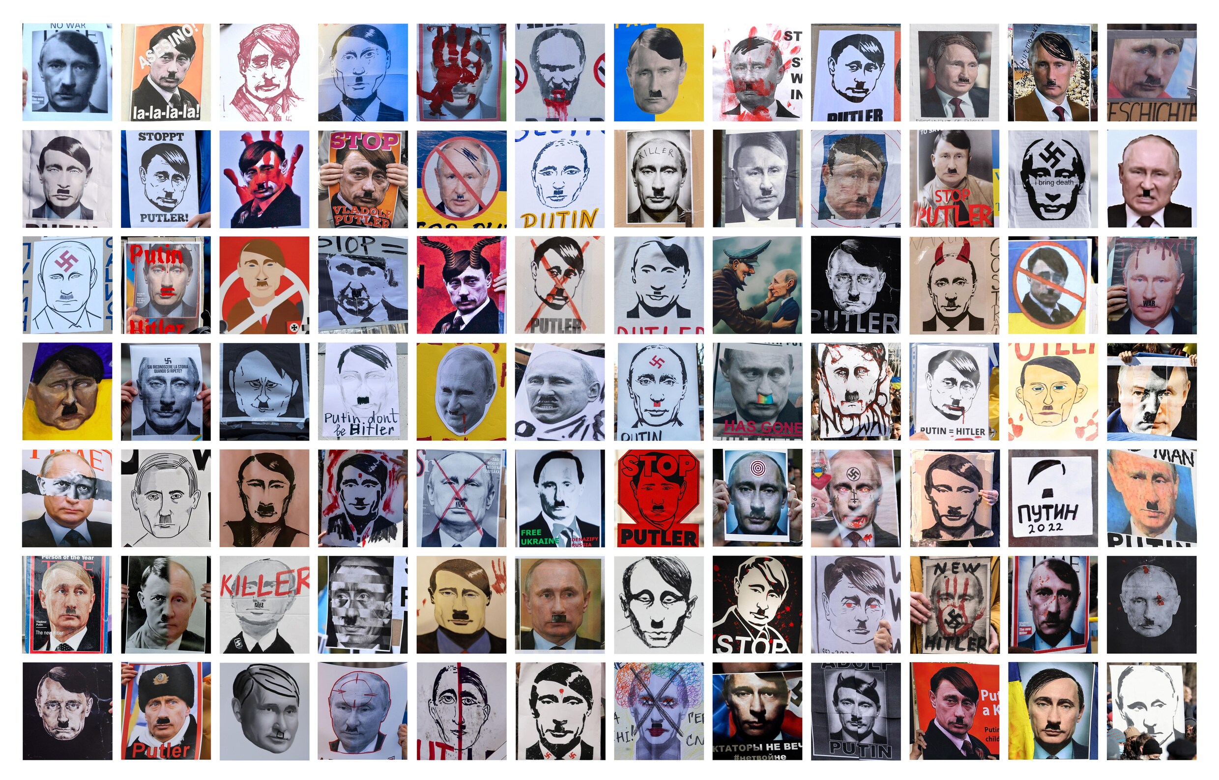 Poetin als Hitler | de Volkskrant