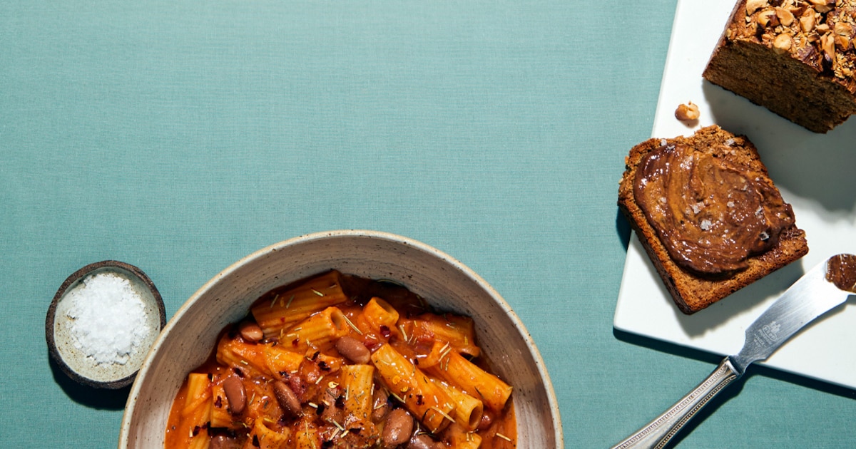 Een voedzaam doomsday-diner, omdat de voorraadkast altijd halfvol is ...