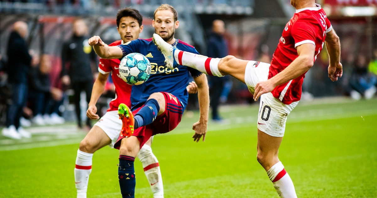 AZ vloert Ajax door het gemene gevecht aan te gaan: 2-1 | de Volkskrant