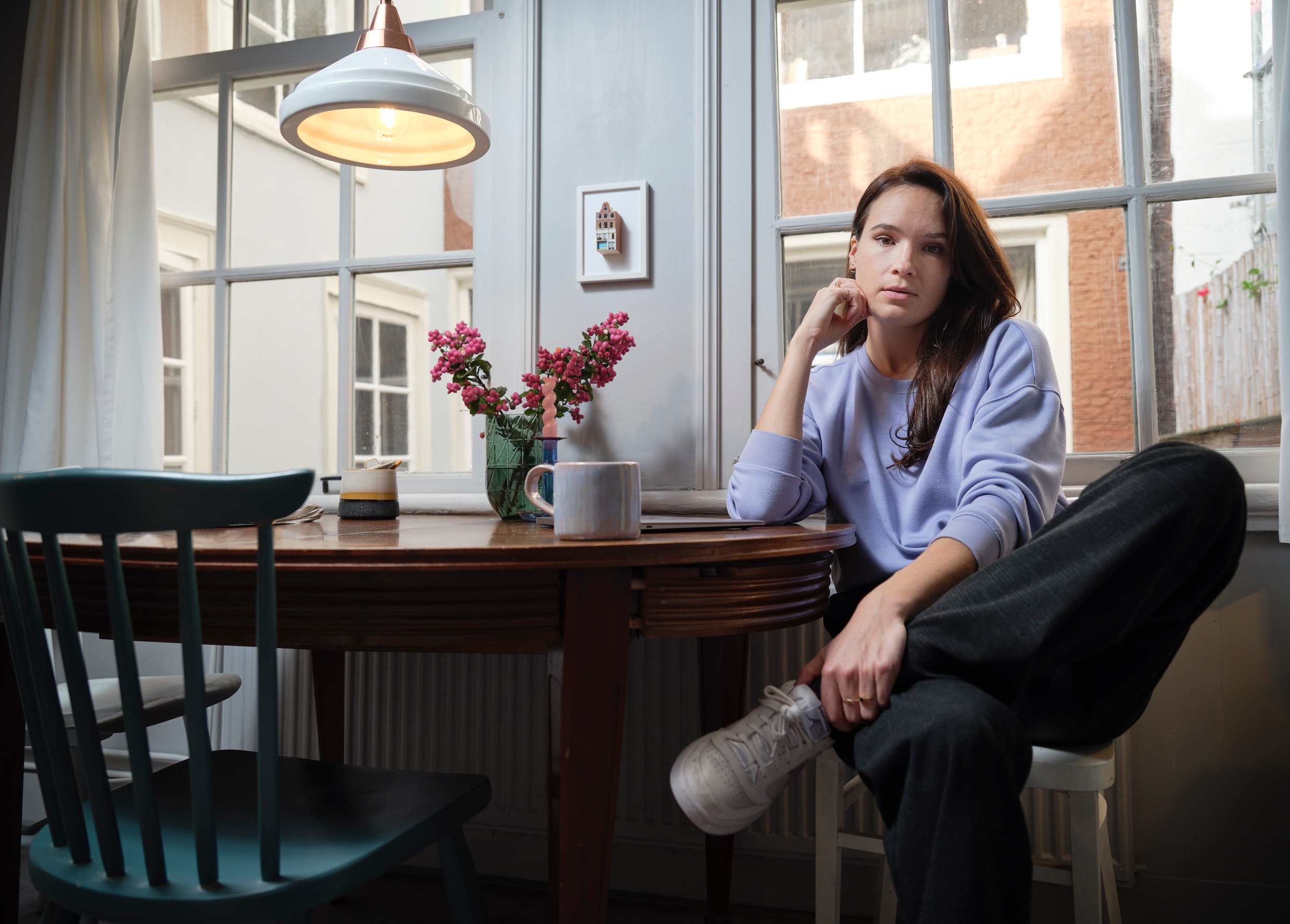 Actrice Ellen Parren vindt het tijd worden voor een braver eetpatroon ...
