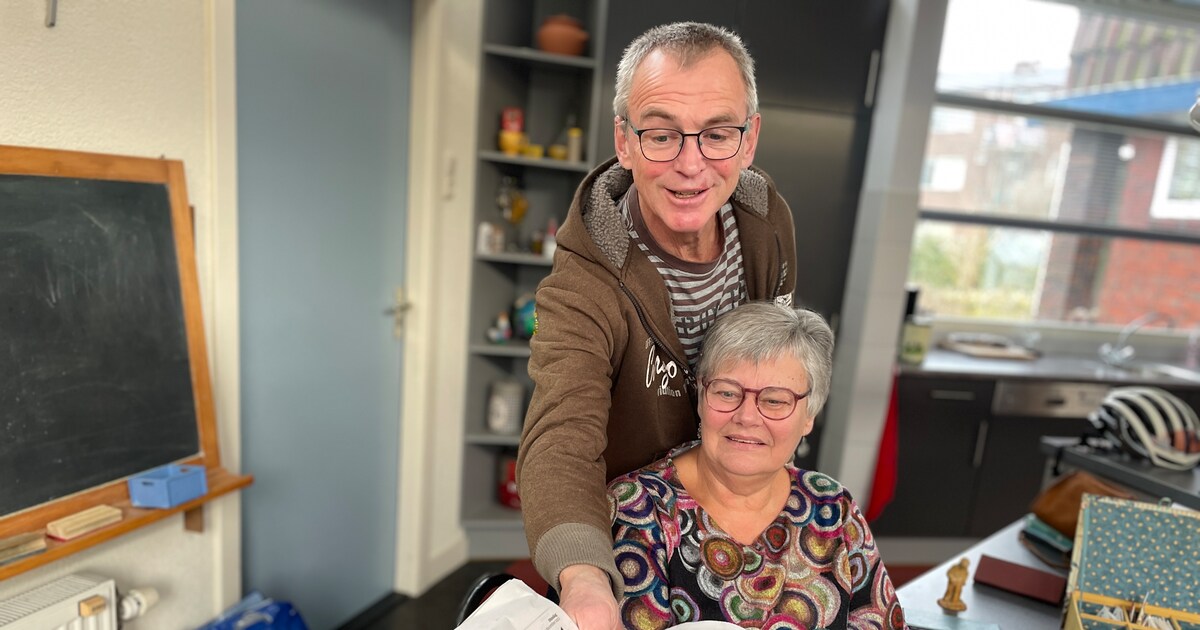 Gidi Heesakkers bezorgt de krant na bij Hans Lammers, die eigenlijk ...