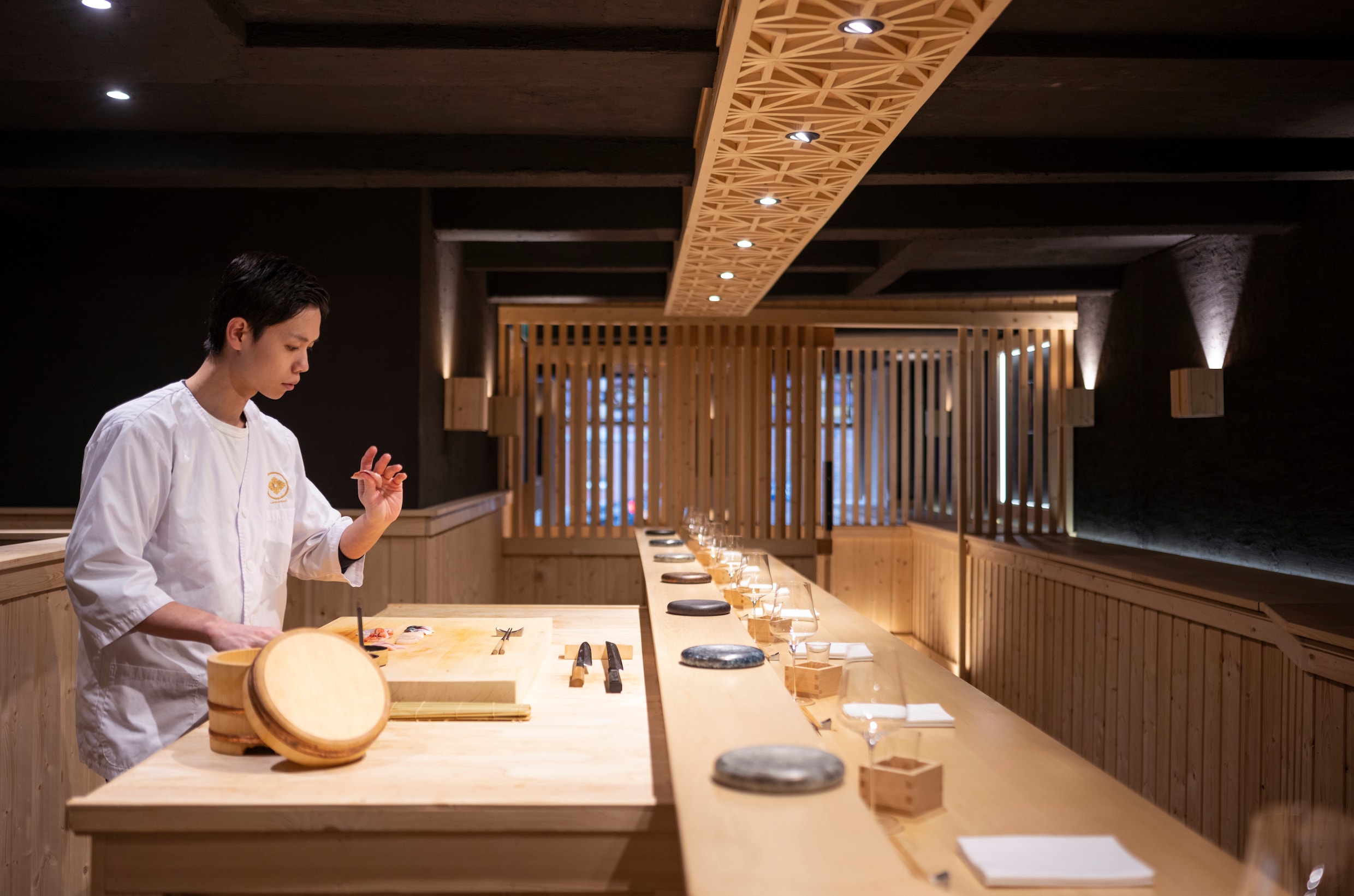 Hanabi aan het Leidseplein serveert verfijnde Japanse sushi waarbij de ...