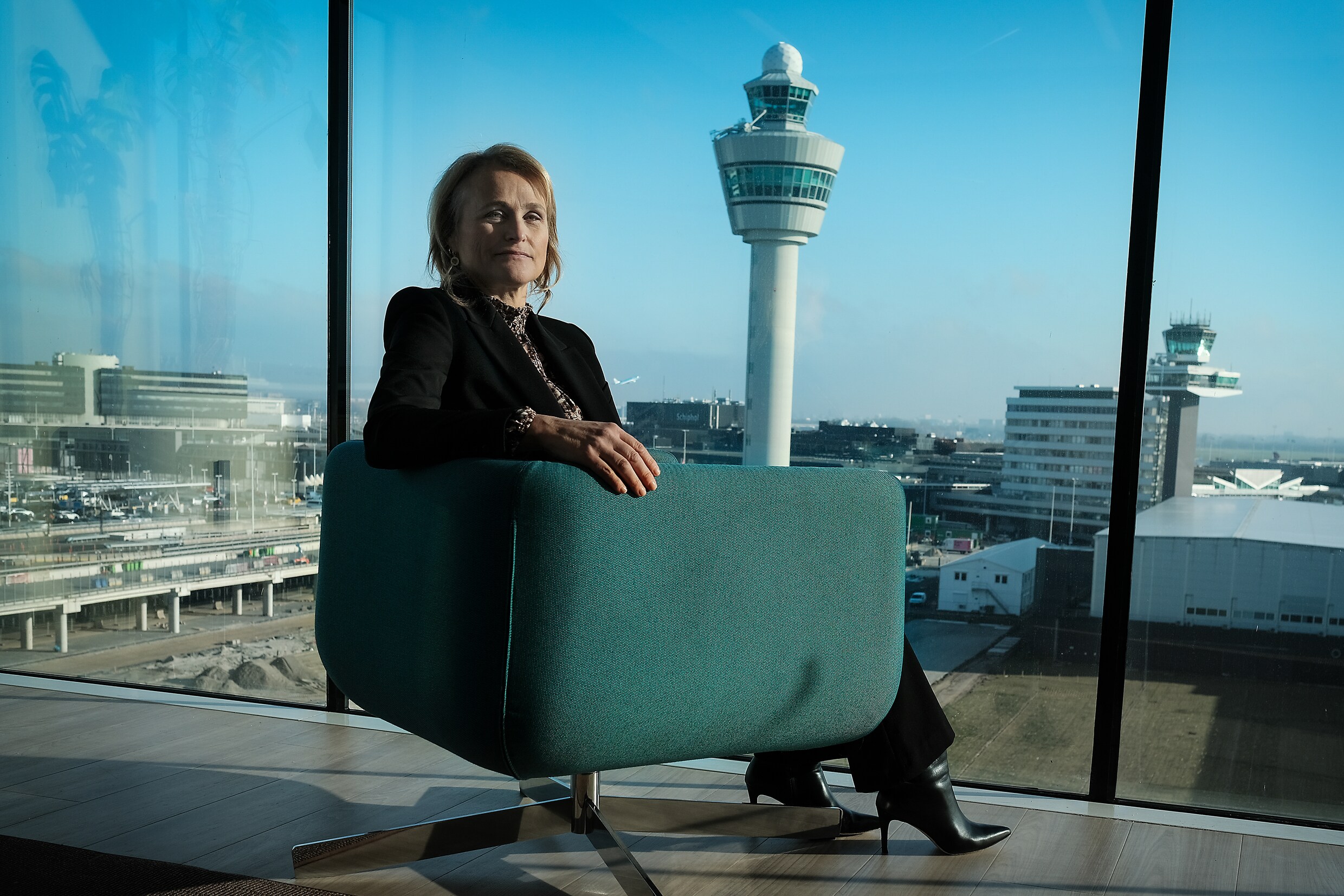 KLM-baas Marjan Rintel: ‘Natuurlijk kun je zeggen: minder vliegen. Maar ...