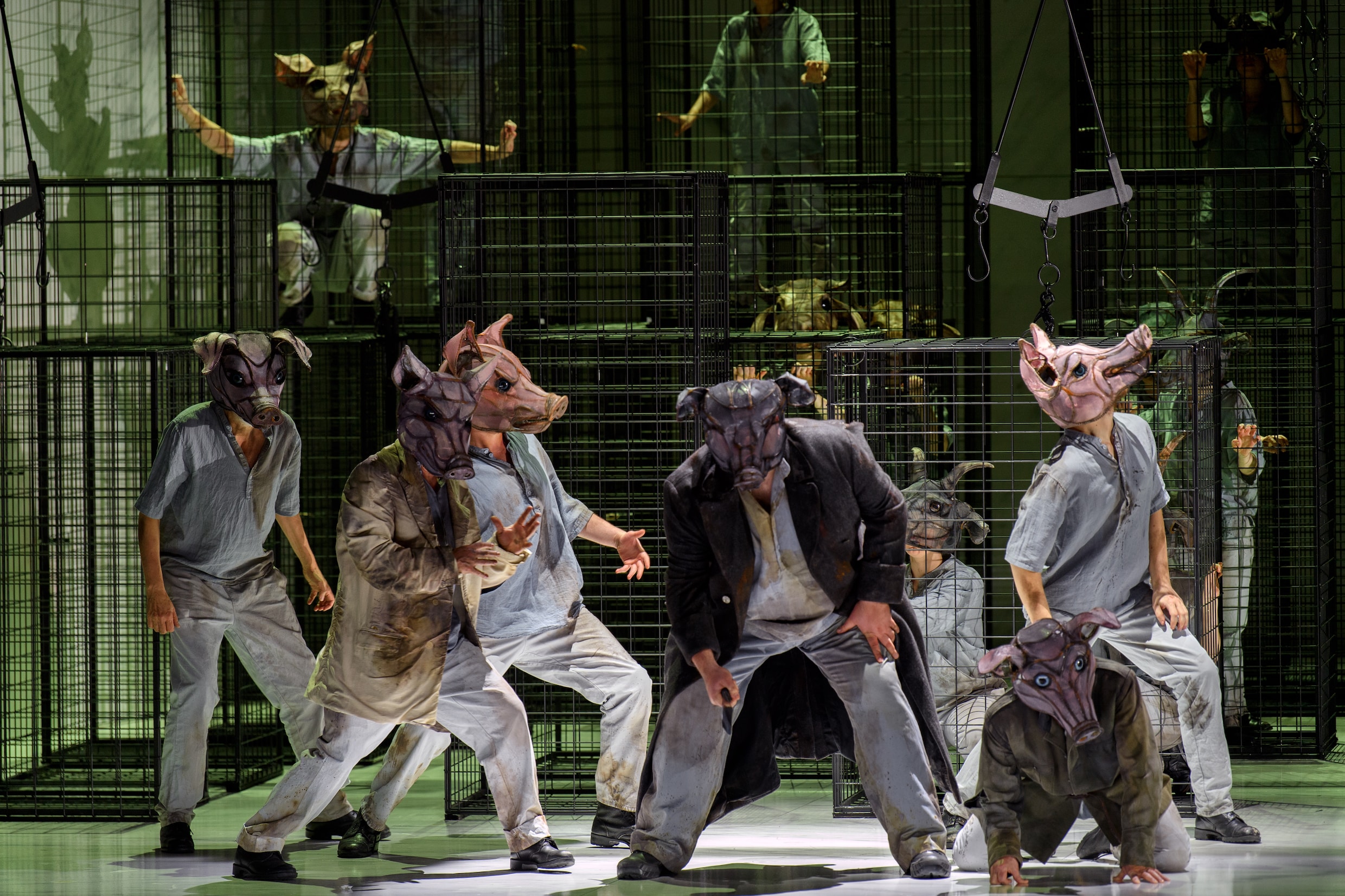 ‘Animal Farm’ van Alexander Raskatov boeit vanaf het begin en is soms ...