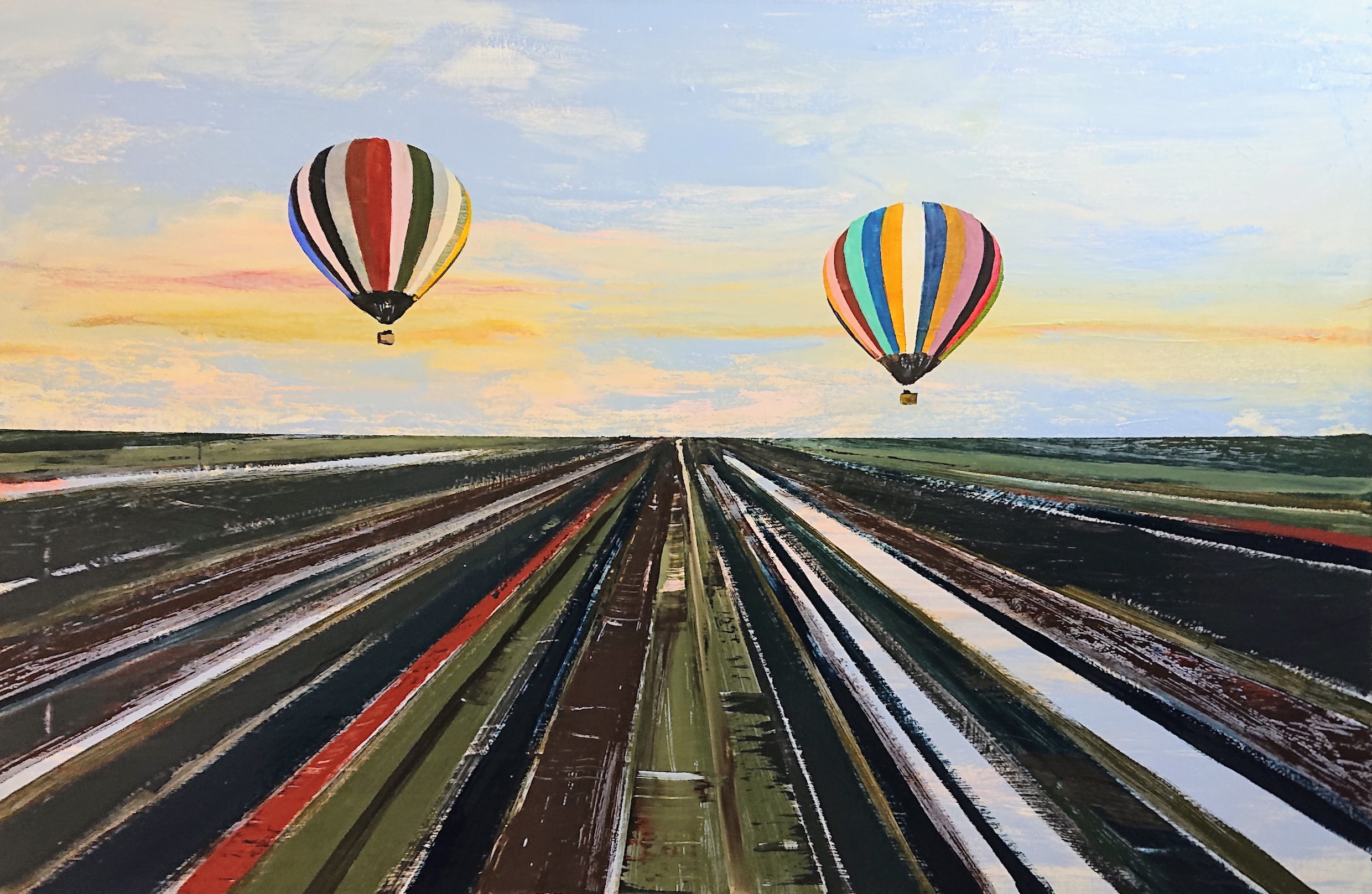 Bij de expositie ‘Peinture fraîche’ vormt de emotie van de kunstenaar ...