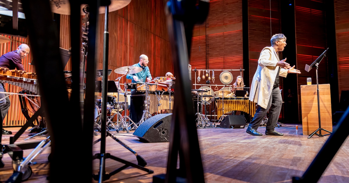 Sopraan Claron McFadden (62) zong en sprak vijftig minuten lang in alle ...