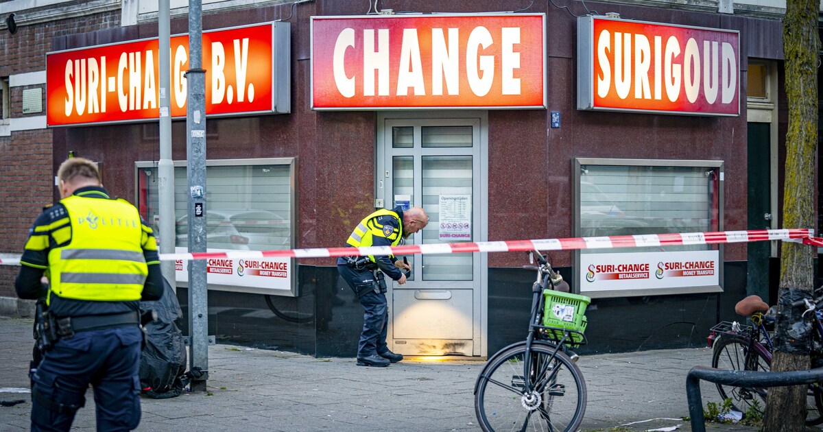 Vijfde explosie binnen een week tijd bij filiaal geldwisselkantoor Suri-Change, nu in Den Haag ...