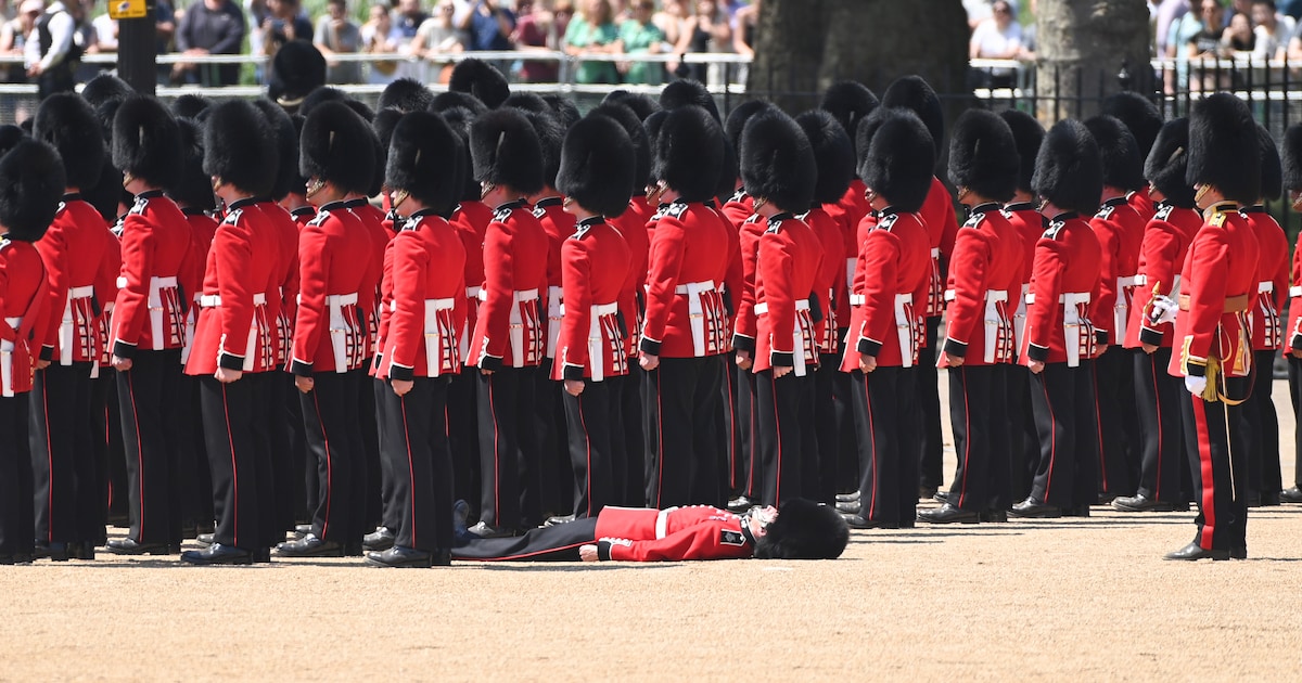 De flauwvalfoto’s van de Royal Guard zijn inmiddels zelf een traditie ...