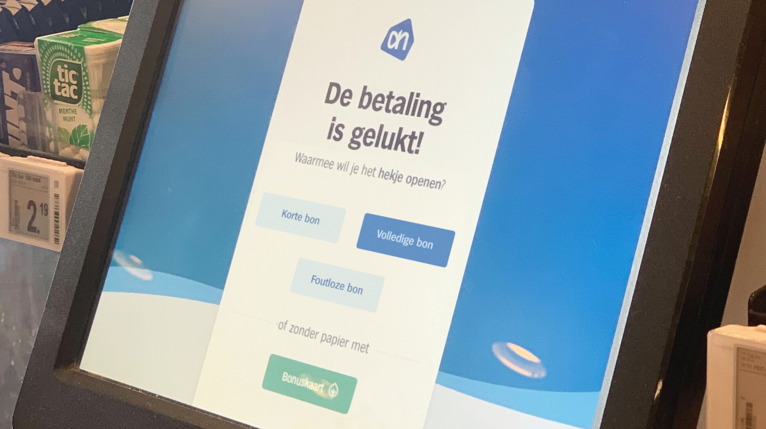 De Speld: Zelfscankassa’s Albert Heijn vragen voortaan of je een bon ...