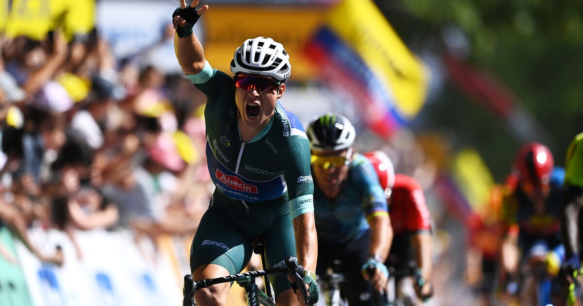 Drie sprints deze Tour, alledrie dankzij Mathieu van der Poel gewonnen ...