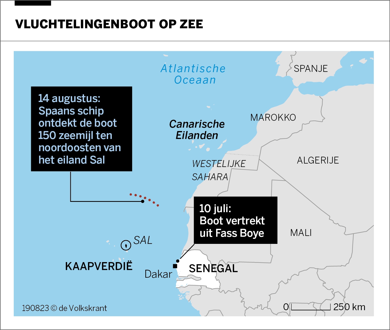 In het Senegalese Fass Boye gaat het scheepsdrama met migranten aan ...