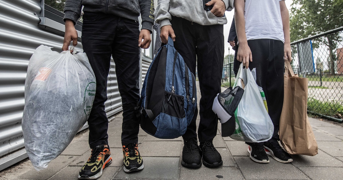 Aantal alleenstaande minderjarigen in noodopvang in jaar bijna ...