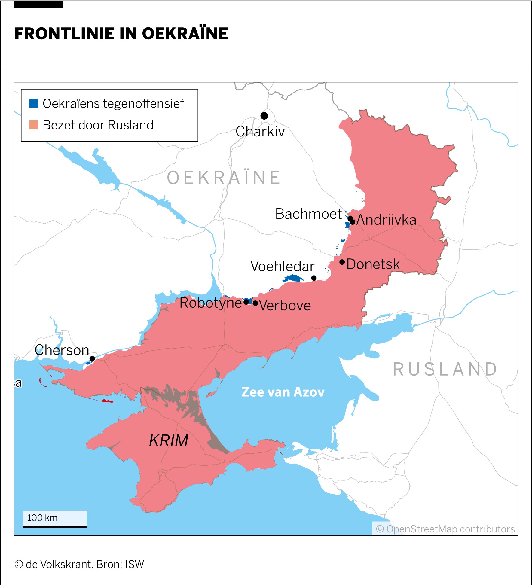 Volop aanvallen over en weer, maar Oekraïne en Rusland boeken geen ...