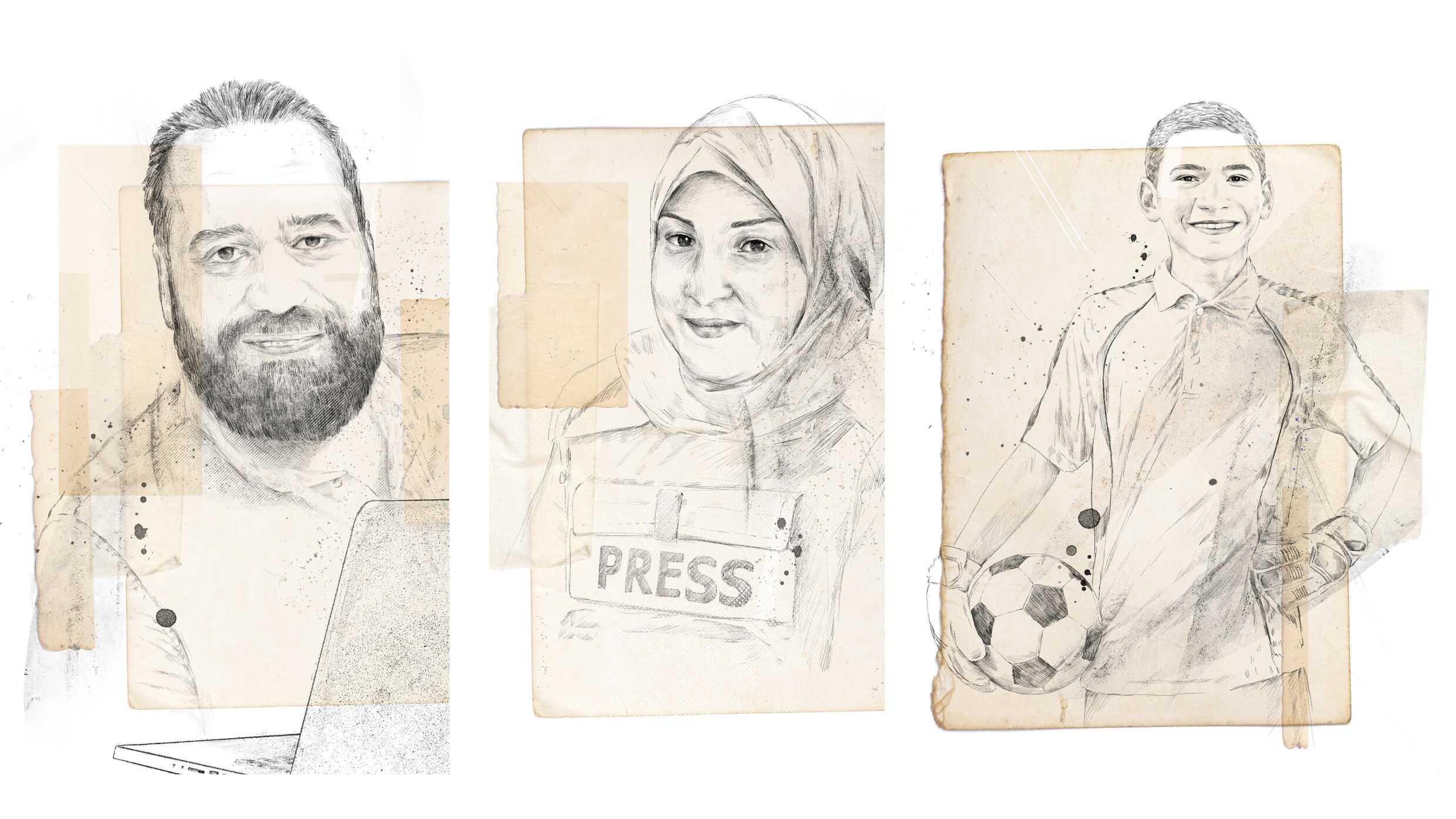 Palestijnse journalisten geven slachtoffers een gezicht. ‘Het zijn niet ...